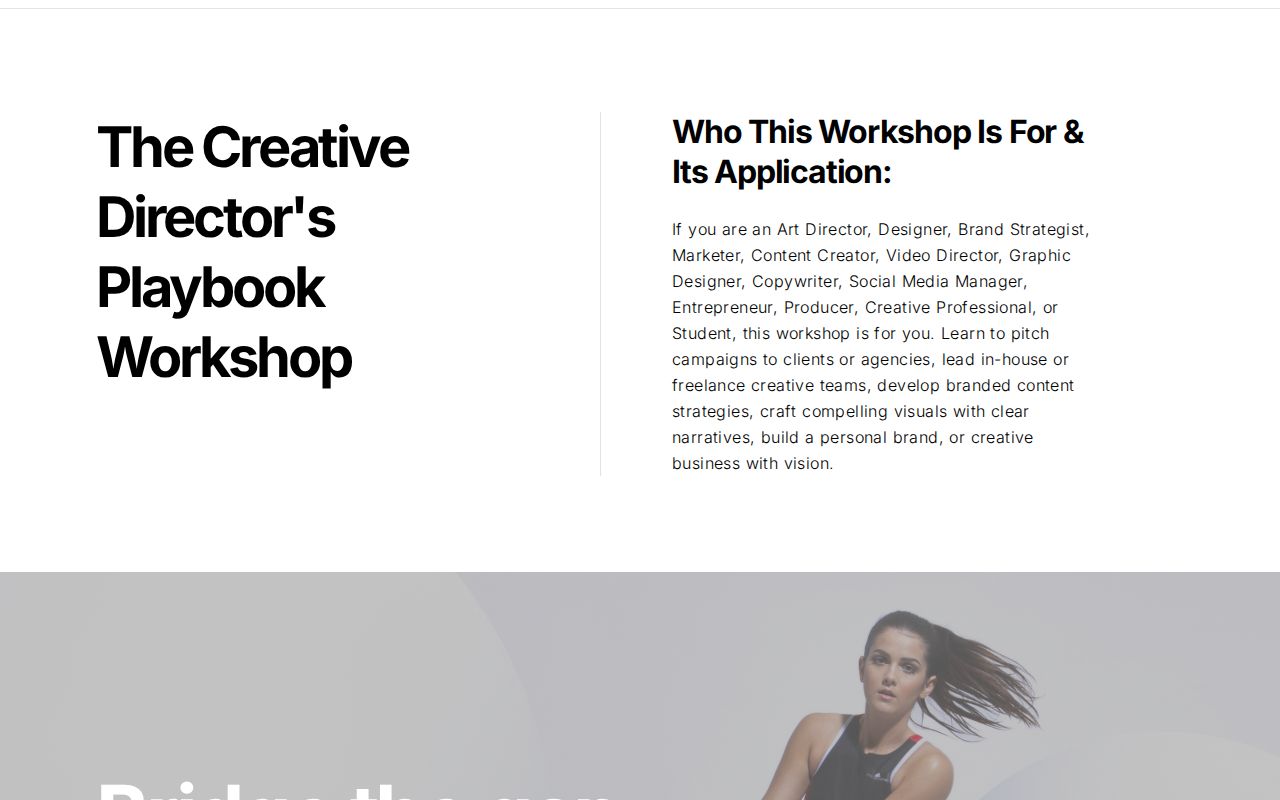 The Creative Director's Playbook Workshop
